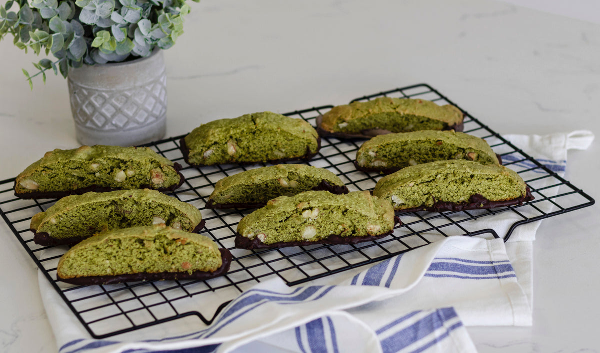 Almond matcha biscotti recipe – Matcha Konomi